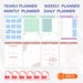 2025 Yearly Planner Printable | Minimalist Digital Planner | Monthly ...
