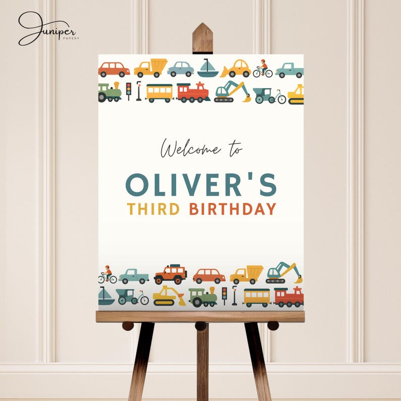Editable Vehicle Welcome Signs Template, Vehicles Welcome Poster, Truck ...