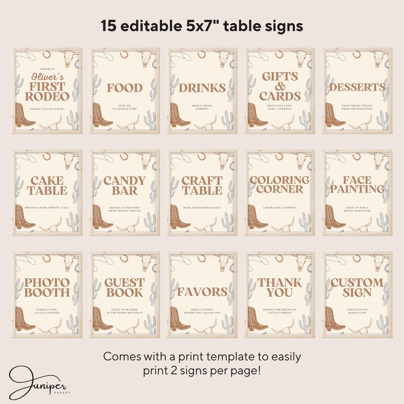 Rodeo Signs - Etsy
