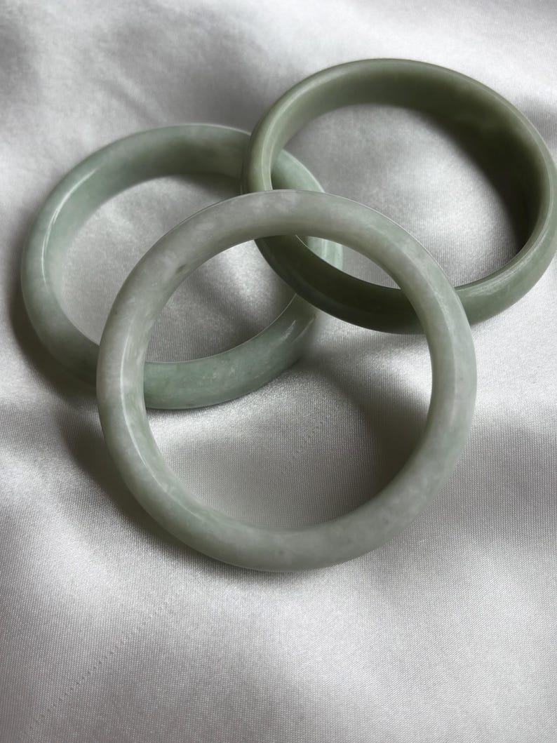 Jade Bangles - Etsy