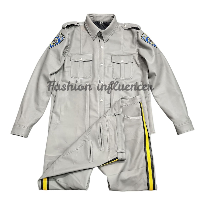 Leather Cop Uniform - Etsy