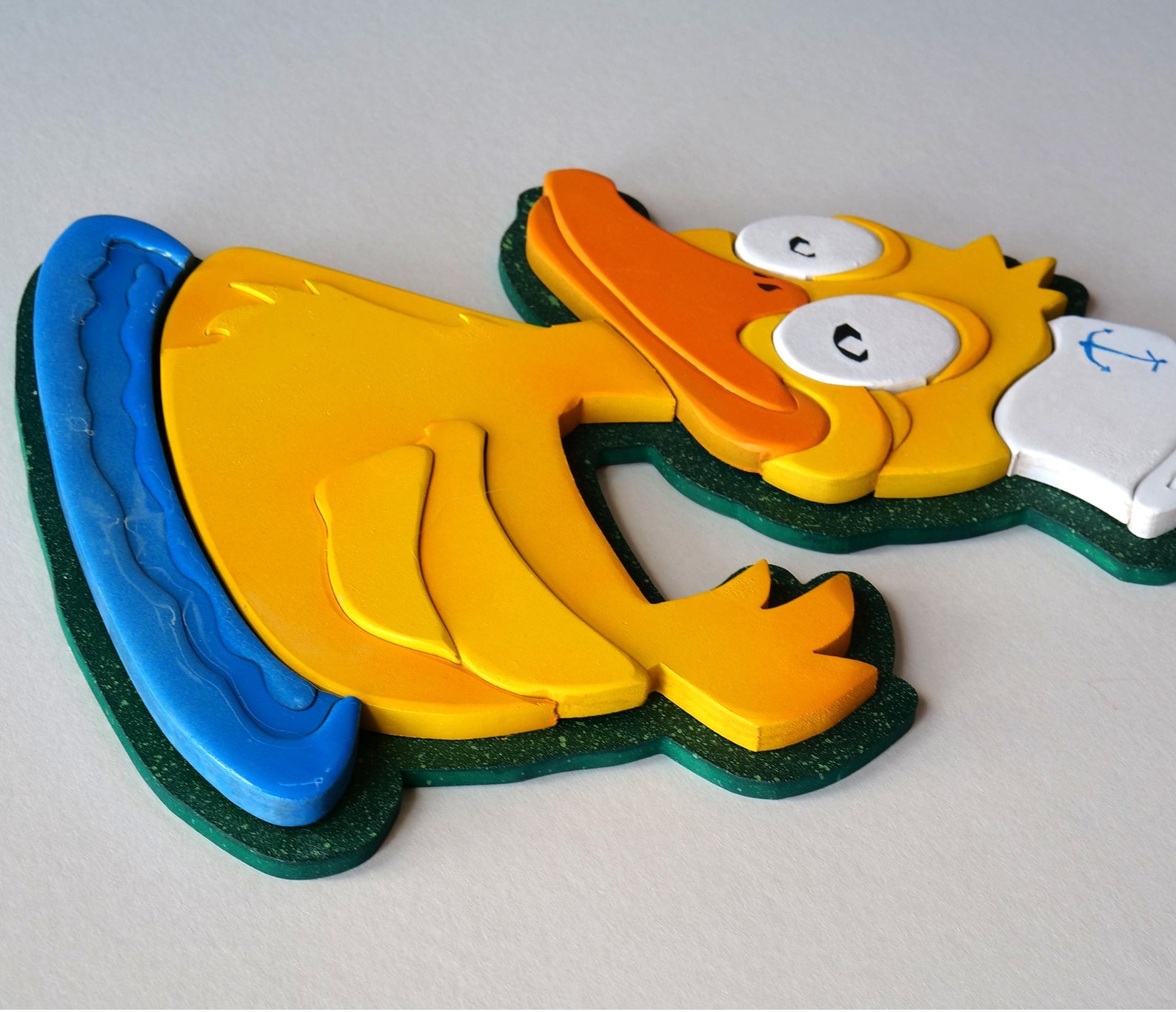 Wacky Sailor Duck - Wooden Wall Decor | Handmade 3d Artwork | Gift for ...