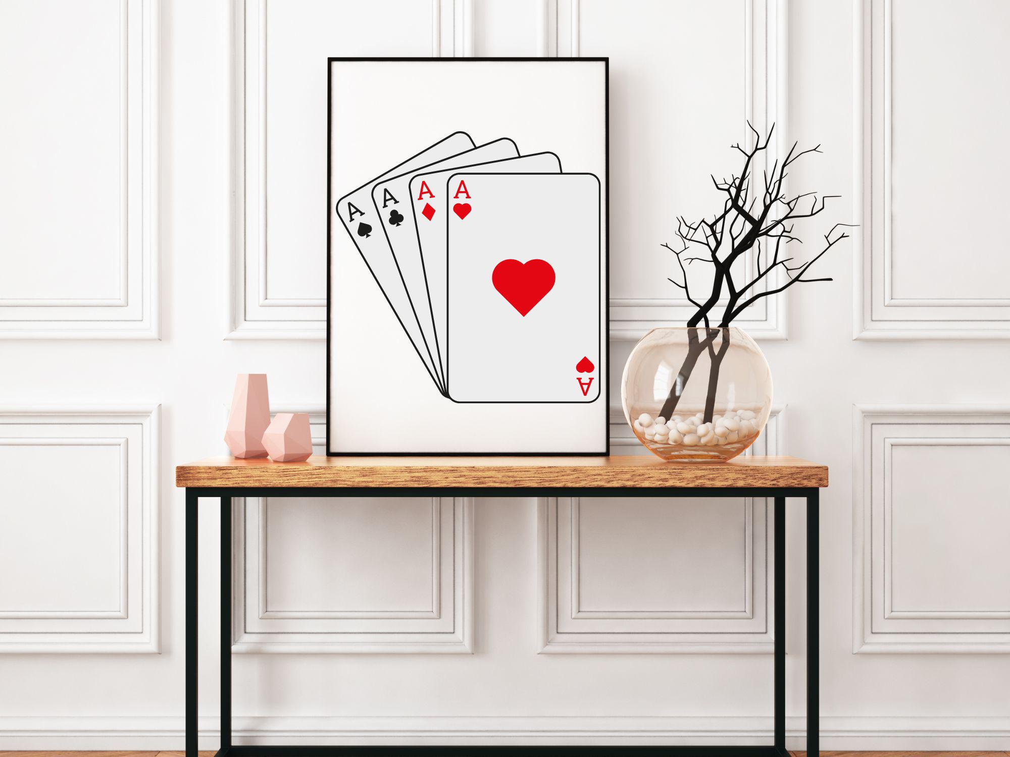 Playing Cards Svg, Aces Svg, Poker Cards Svg, Royal Flush Clip Art ...