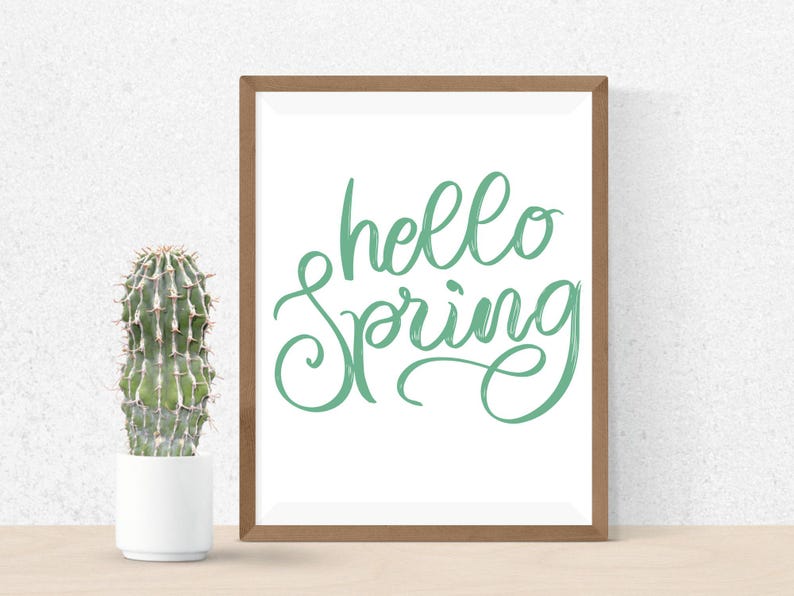 Hello Spring Bundle, Welcome Spring Svg, Flower Svg, Spring is Here Svg ...