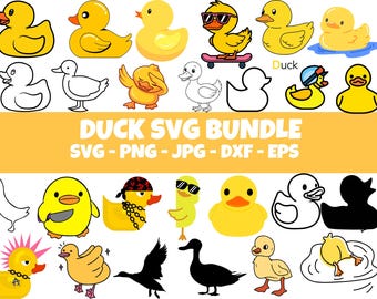 Duck Svg, Duck Clipart, Duck Cut File, Duck Png, Rubber Duck Clipart ...