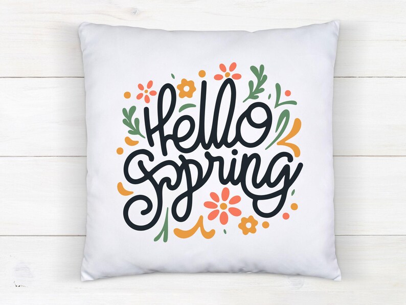 Hello Spring Bundle, Welcome Spring Svg, Flower Svg, Spring is Here Svg ...