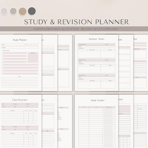 Study and Revision Planner – Academic Organizer, Exam Prep & Homework ...