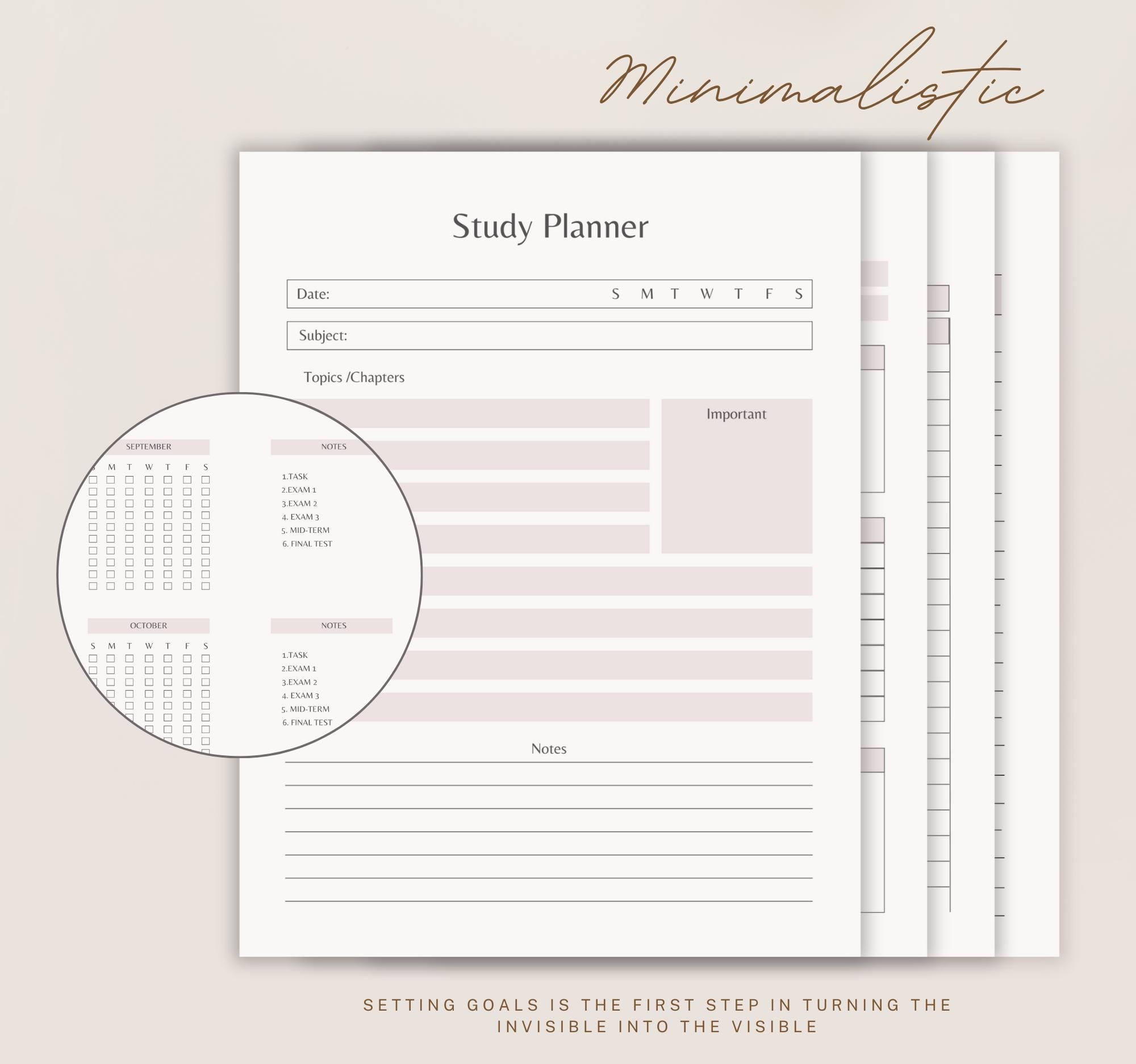 Study and Revision Planner – Academic Organizer, Exam Prep & Homework ...