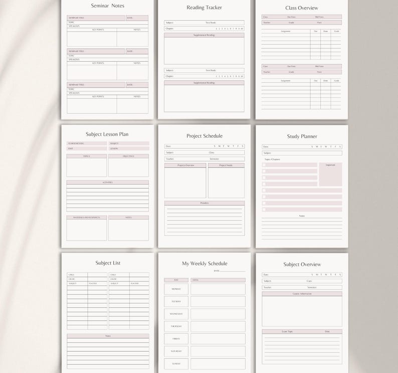 Study and Revision Planner – Academic Organizer, Exam Prep & Homework ...