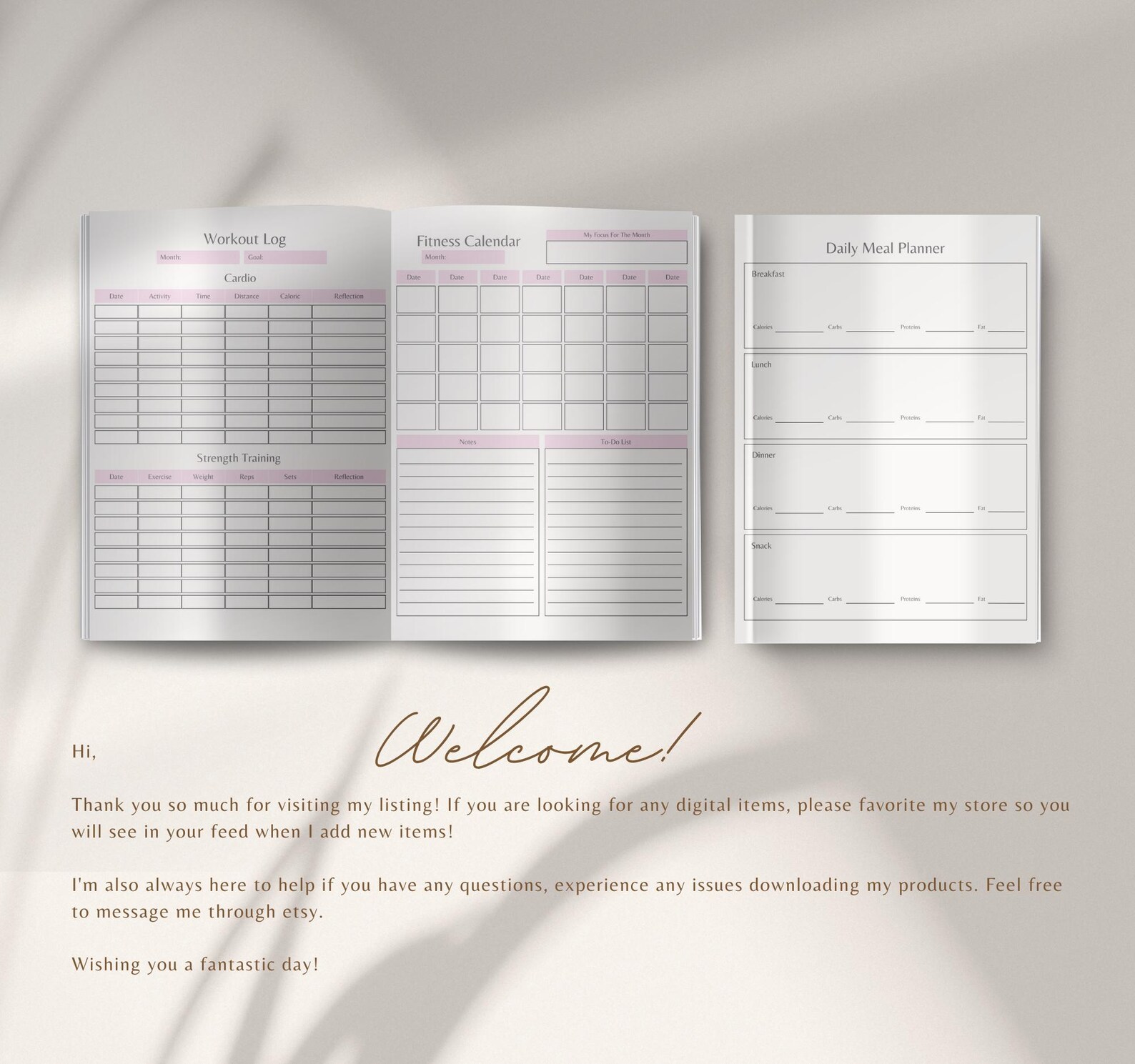 Health and Wellness Planner – Self-care Journal, Habit Tracker and Goal ...