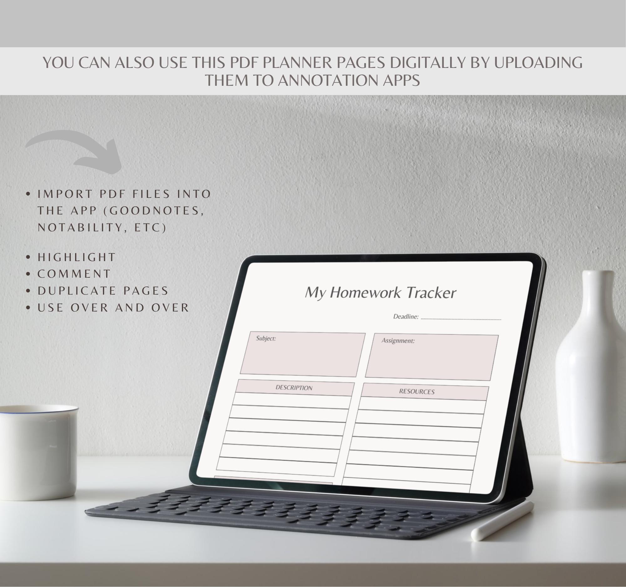 Study and Revision Planner – Academic Organizer, Exam Prep & Homework ...