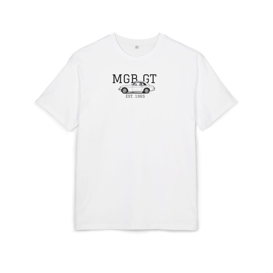 MGB GT T-shirts, Vintage Car Graphic Unisex Oversize Tee, Casual Wear ...
