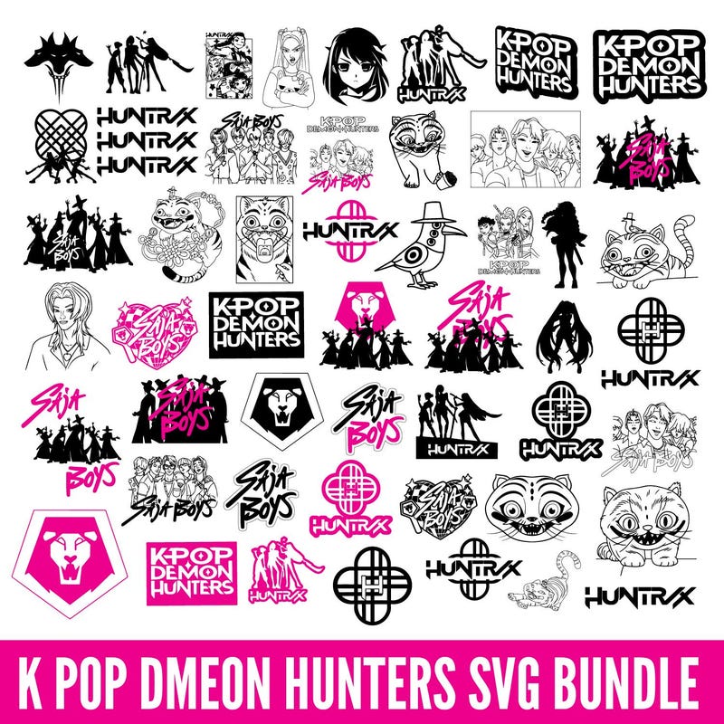 Kpop Demon Hunters Svg - Etsy