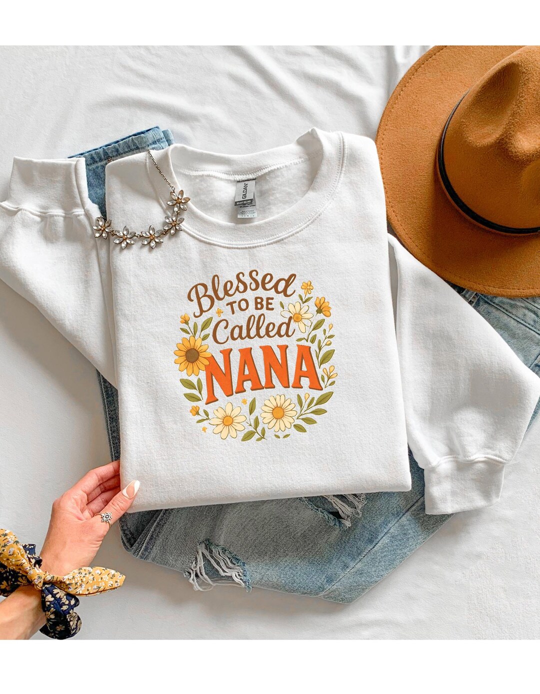 Blessed to Be Called Nana Sweater - Etsy