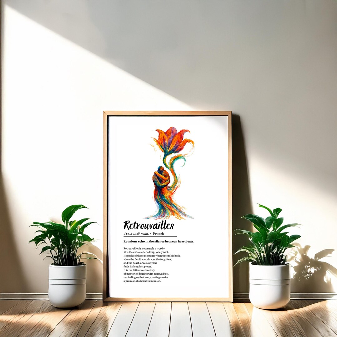 Retrouvailles Definition Print: French Word Art (digital Download) - Etsy