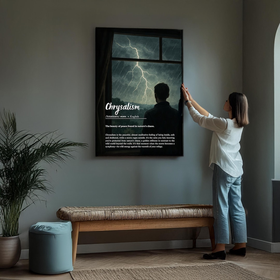 Chrysalism Definition Print: Rainy Day Wall Art (digital Download) - Etsy