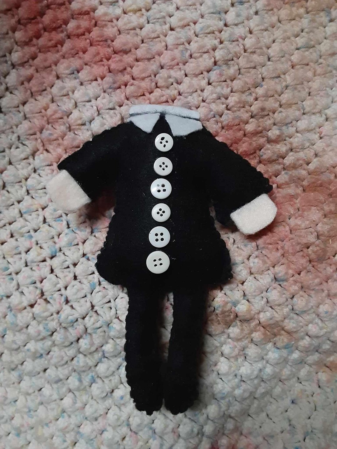 Headless Goth Felt Hand Stitched Inspired Plush Doll - Etsy