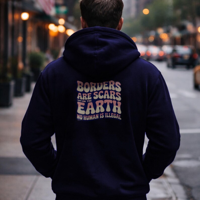 Borders Are Scars on the Hearth PNG, Immigration Protest Art, No Human ...