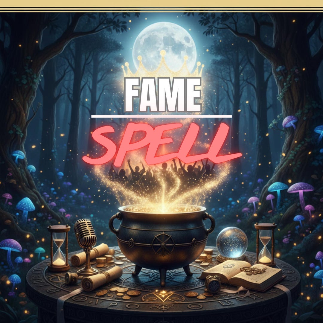 Fame Spell • Recognition Popularity and Visibility Energy Ritual - Etsy