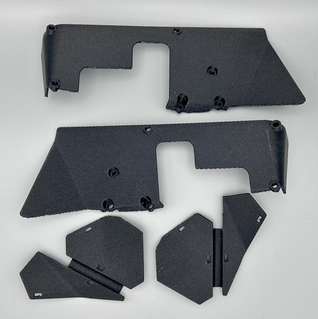 3D Printed ABS-GF Inner Fender Shields for Vanquish H10 Optic RC ...