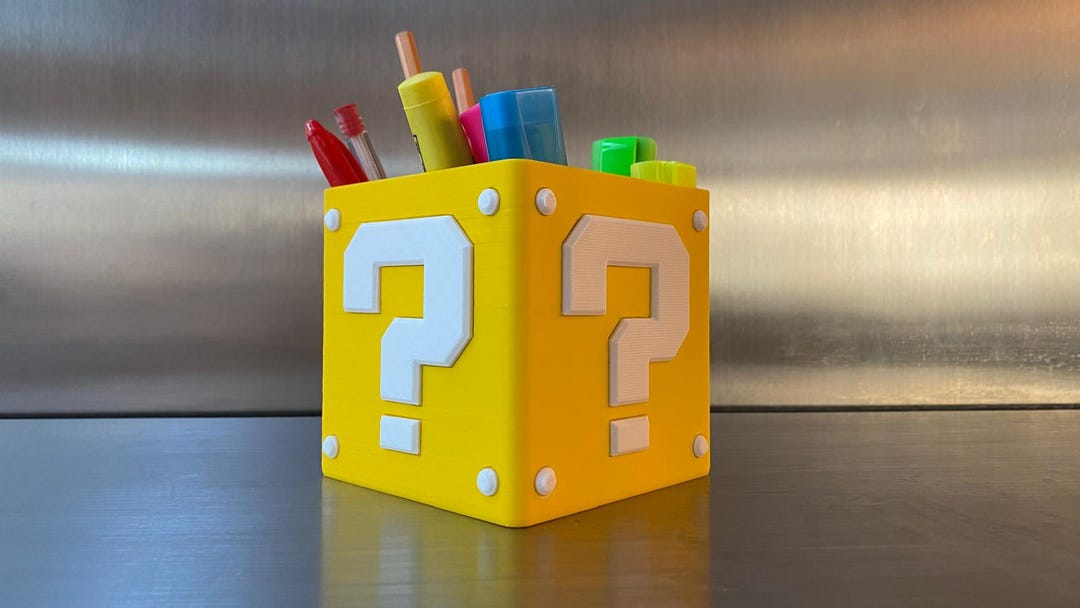 Super Mario Pen Holder, Office Home Pen Holder, Study Desk Organizer ...