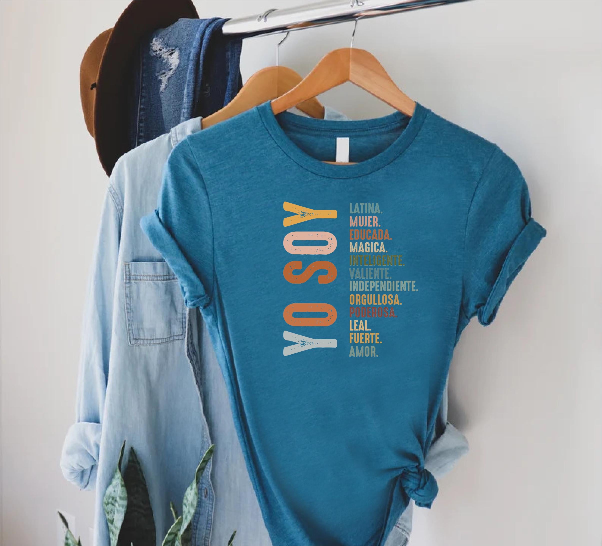 Yo Soy Shirt,mujer Latina Shirt,educada Magica Tee,educated Latina ...