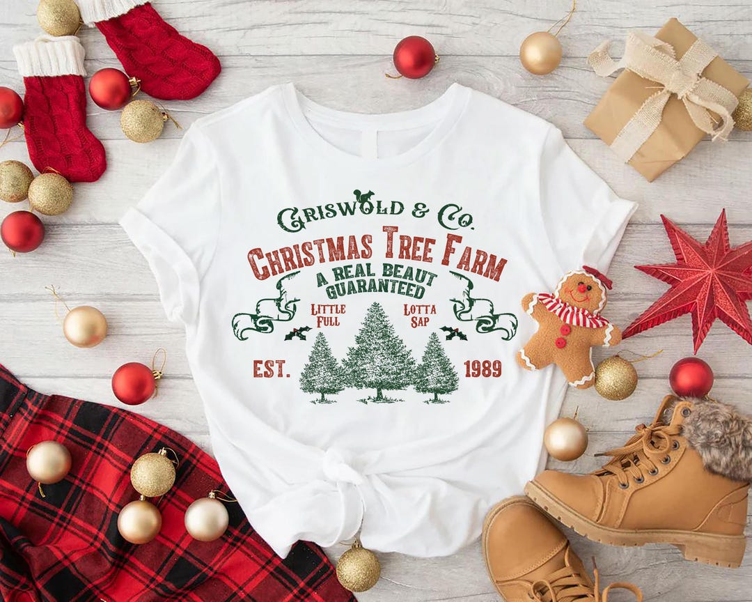 Christmas Tree Farm Shirt,merry Christmas Tshirt, Christmas Family ...