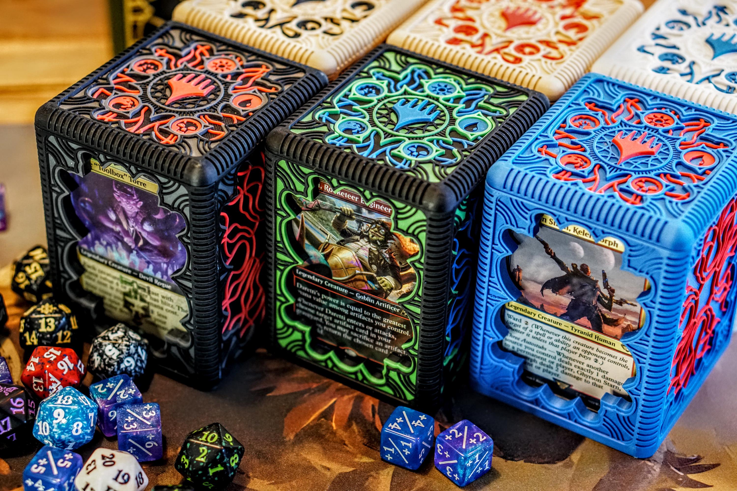 MTG Deckbox Commander - Etsy