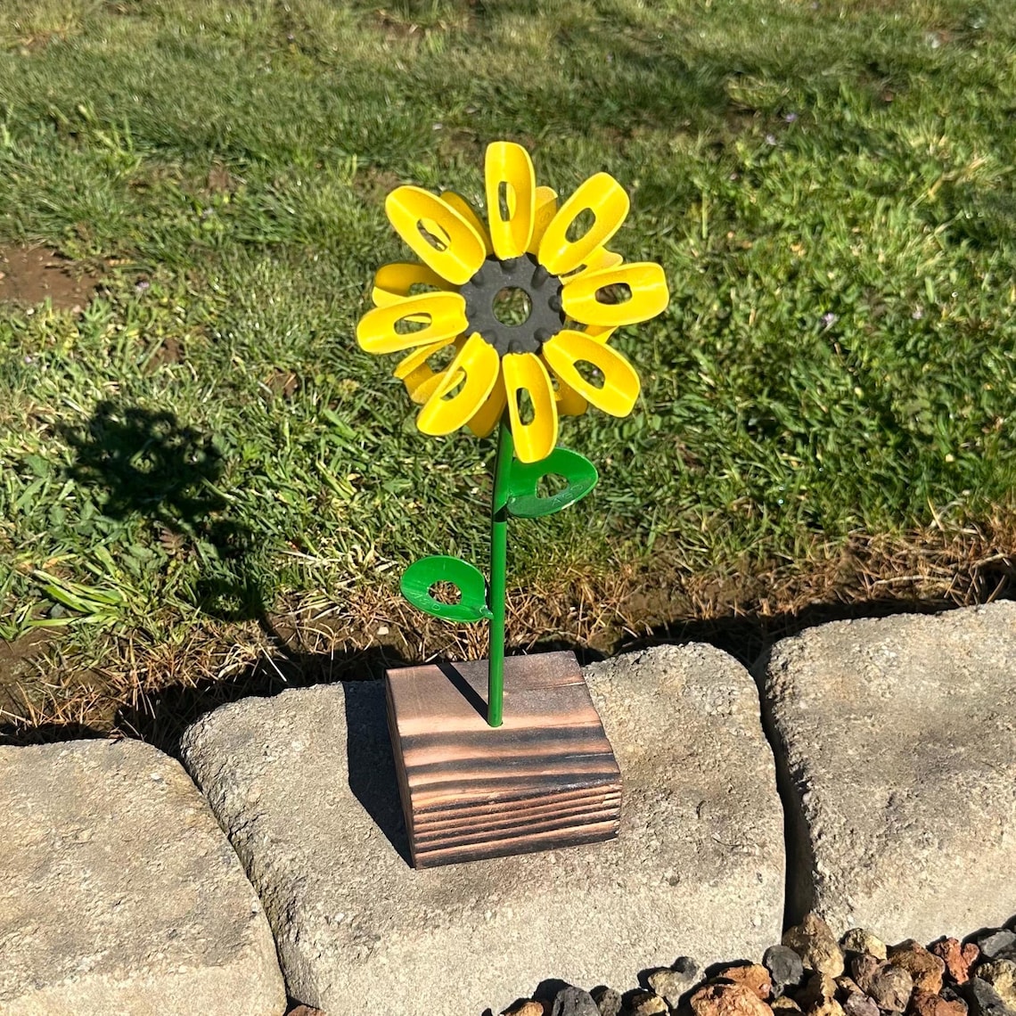 Handmade Welded Sunflower – Unique Metal Washer Art - Etsy