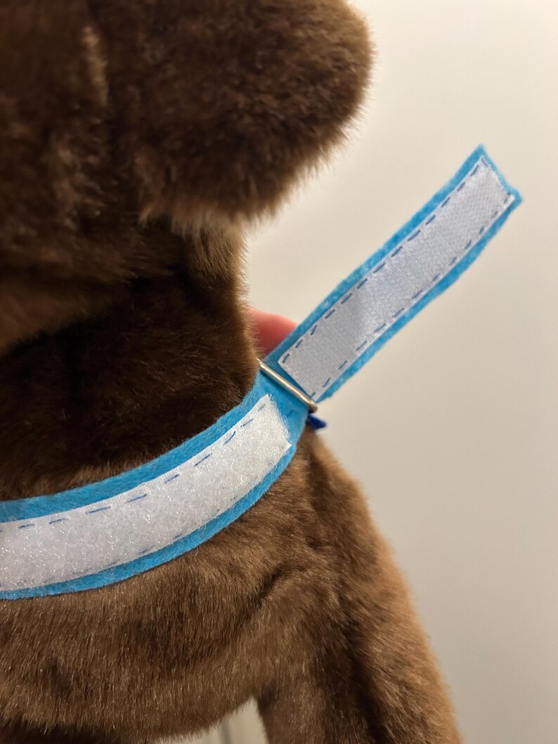 ESSA Blue Dog Gear Vest Harness Emotional Support Stuffed Animal ...