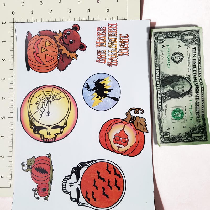 Grateful Sticker Sheet - Etsy