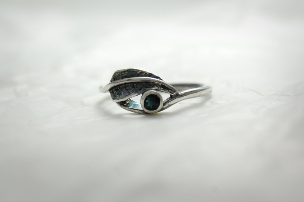 Delicate Elven Forest Fairy Ring: Sterling Silver or White | Etsy