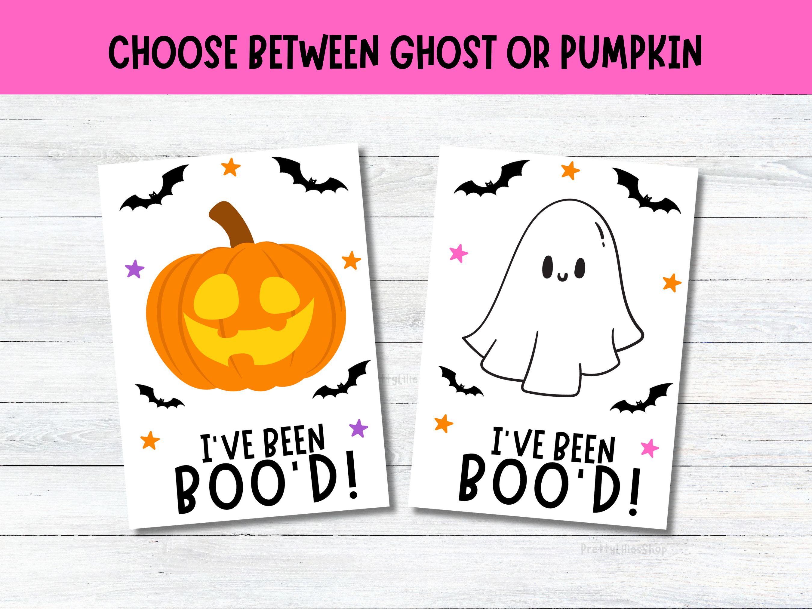 You've Been Boo'd Co Worker Printable, Halloween Booed Game Work ...
