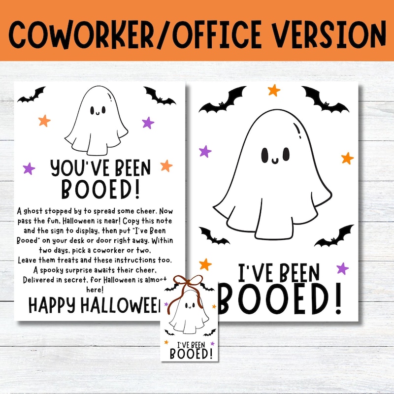 Boo Basket for Coworker - Etsy