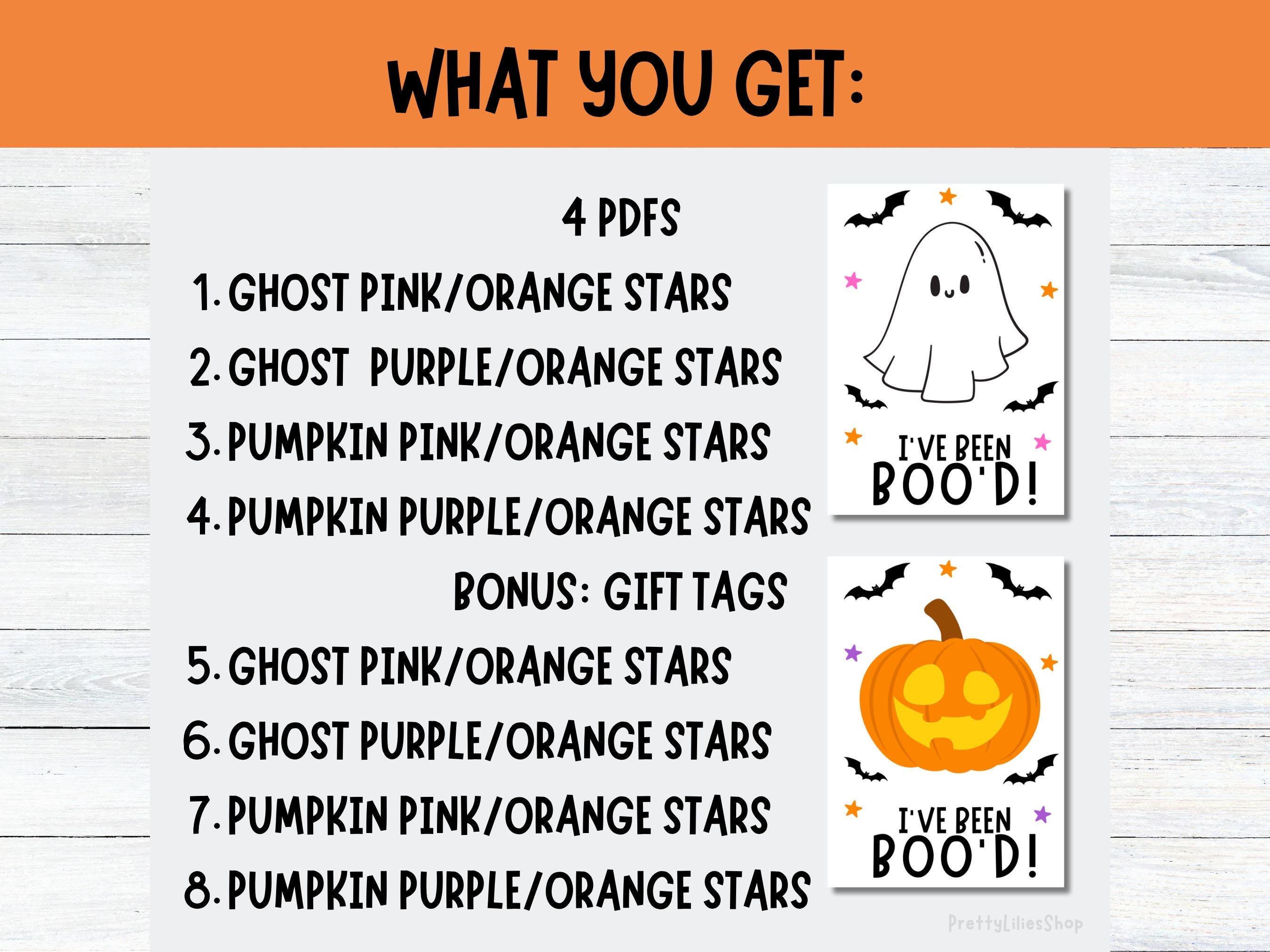 You've Been Boo'd Co Worker Printable, Halloween Booed Game Work ...