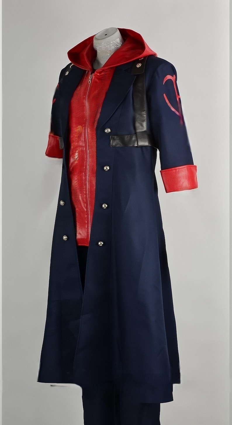 DMC 4 Nero Costume, Devil May Cry 4 Cosplay Coat & Vest - Etsy