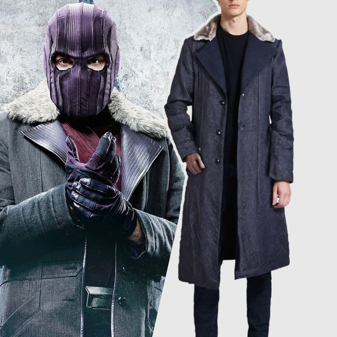 Inspired From Baron Zemo Coat, Falcon and Winter Soldier Cosplay Coat ...
