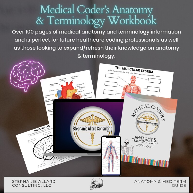 Medical Coder's Anatomy & Terminology Workbook Medical Coding Auditing ...