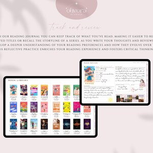 Digital Reading Journal | Book Review & Library Tracker for Goodnotes ...