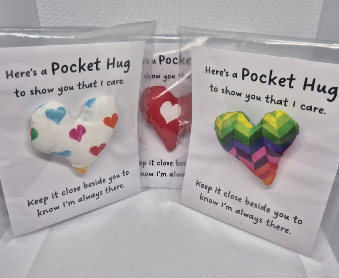 Pocket Hug Messages - Etsy UK