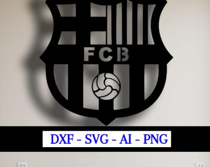 FC Barcelona Shield / FC Barcelona Logo / Laser Cut File / Laser Cut ...