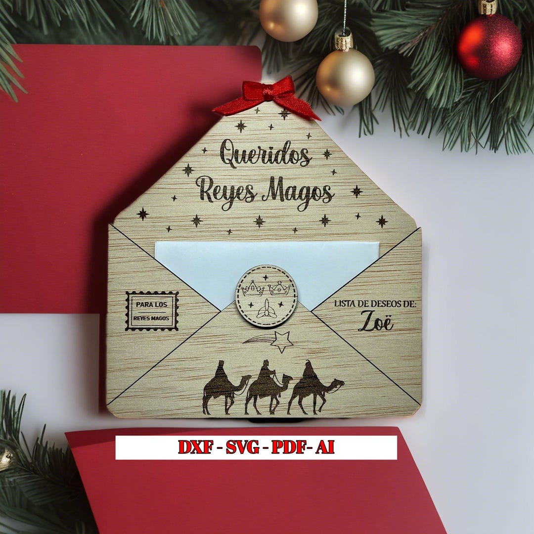 Letter to the Three Wise Men in Envelope Form Digital File/laser ...