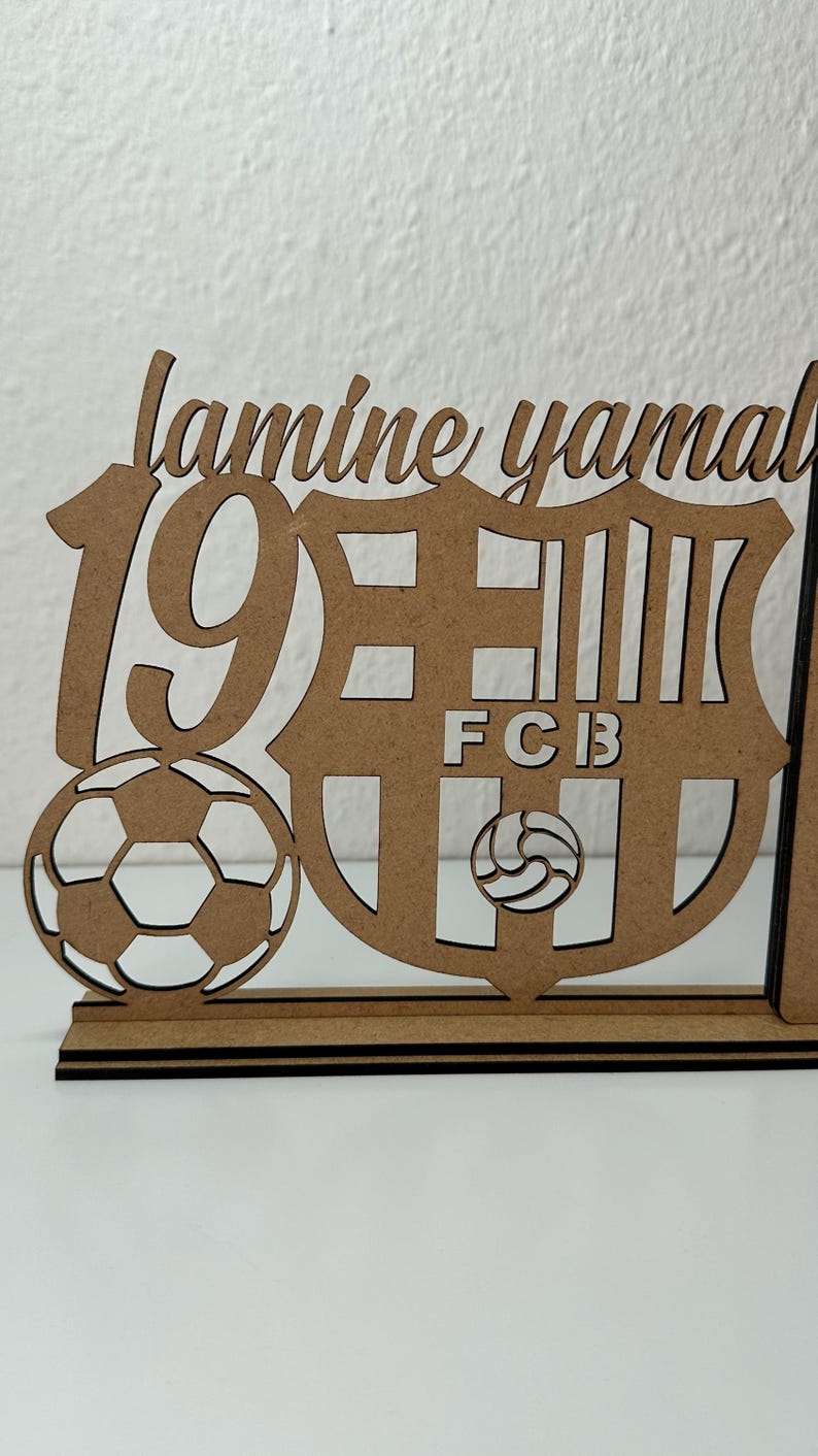 FC Barcelona Photo Frame Lamine Yamal – Digital File SVG, DXF, AI, PDF ...