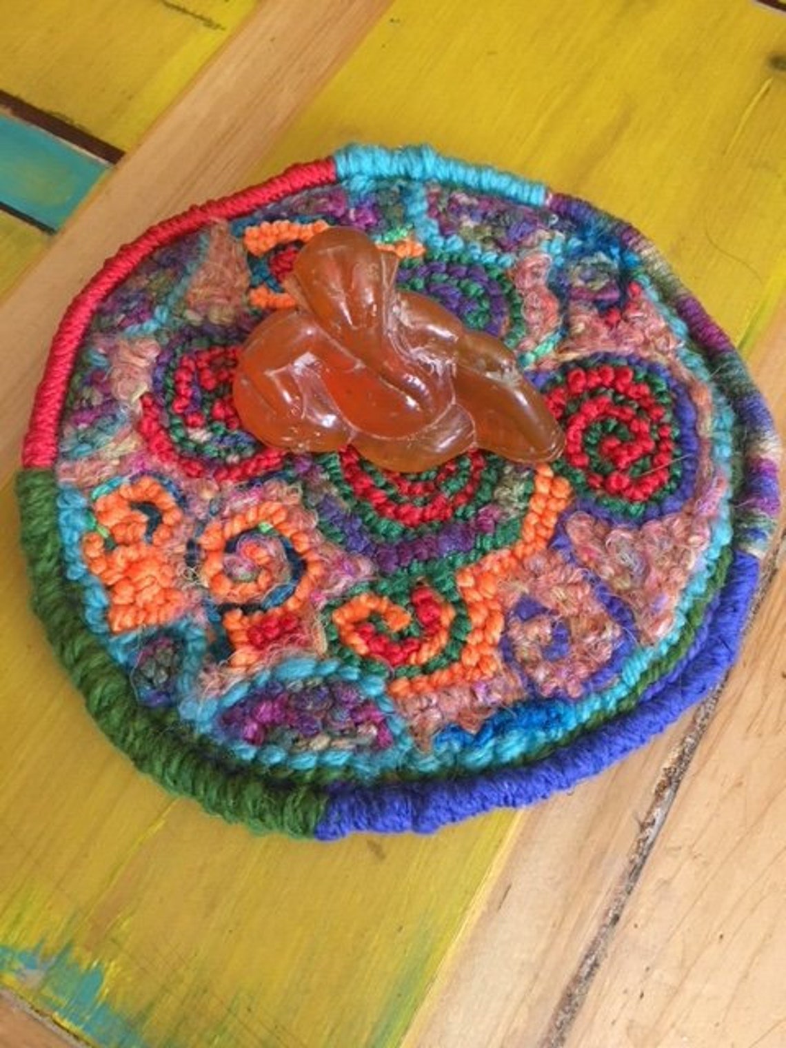 Celtic Spirals Hooked Altar Rug - Etsy