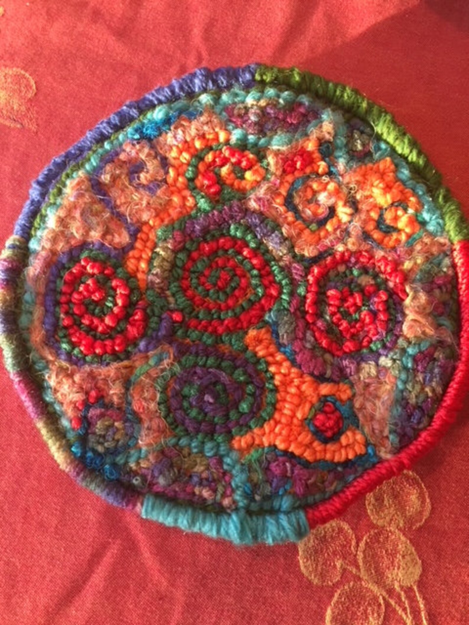 Celtic Spirals Hooked Altar Rug - Etsy