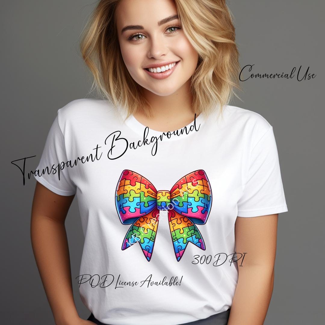 Autism, Autism Bow, Autism Png, Autism Awareness Png, Coquette Bow Png ...
