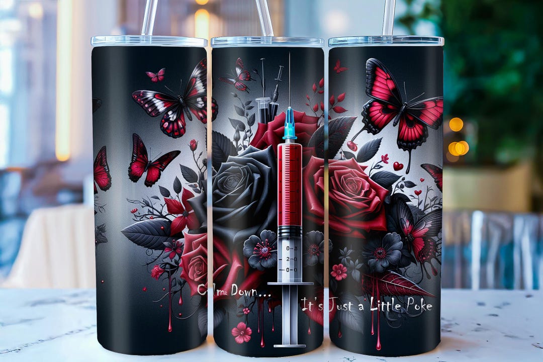 Phlebotomist Tumbler Wrap Png, Blood Draw, Phlebotomist 20 Oz Skinny ...