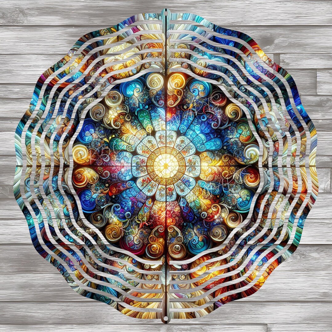 Stained Glass Wind Spinner PNG, Church Window Clipart (300 DPI) - Etsy