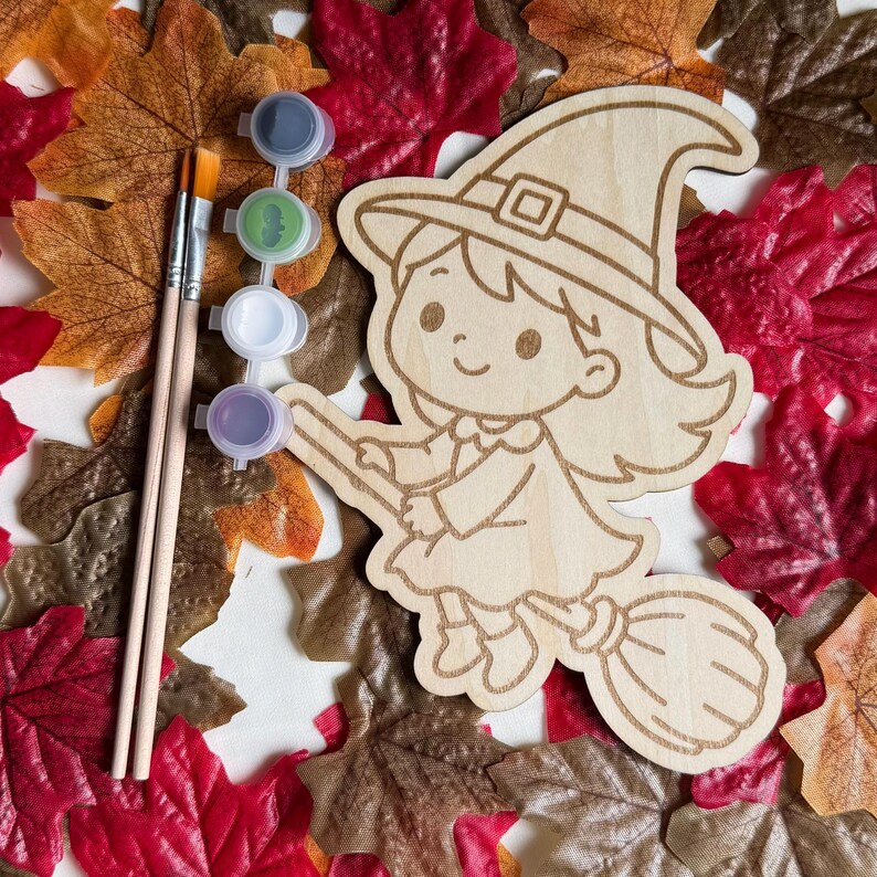 Paint-your-own Halloween Wood Cutouts – DIY Craft Kit - Etsy