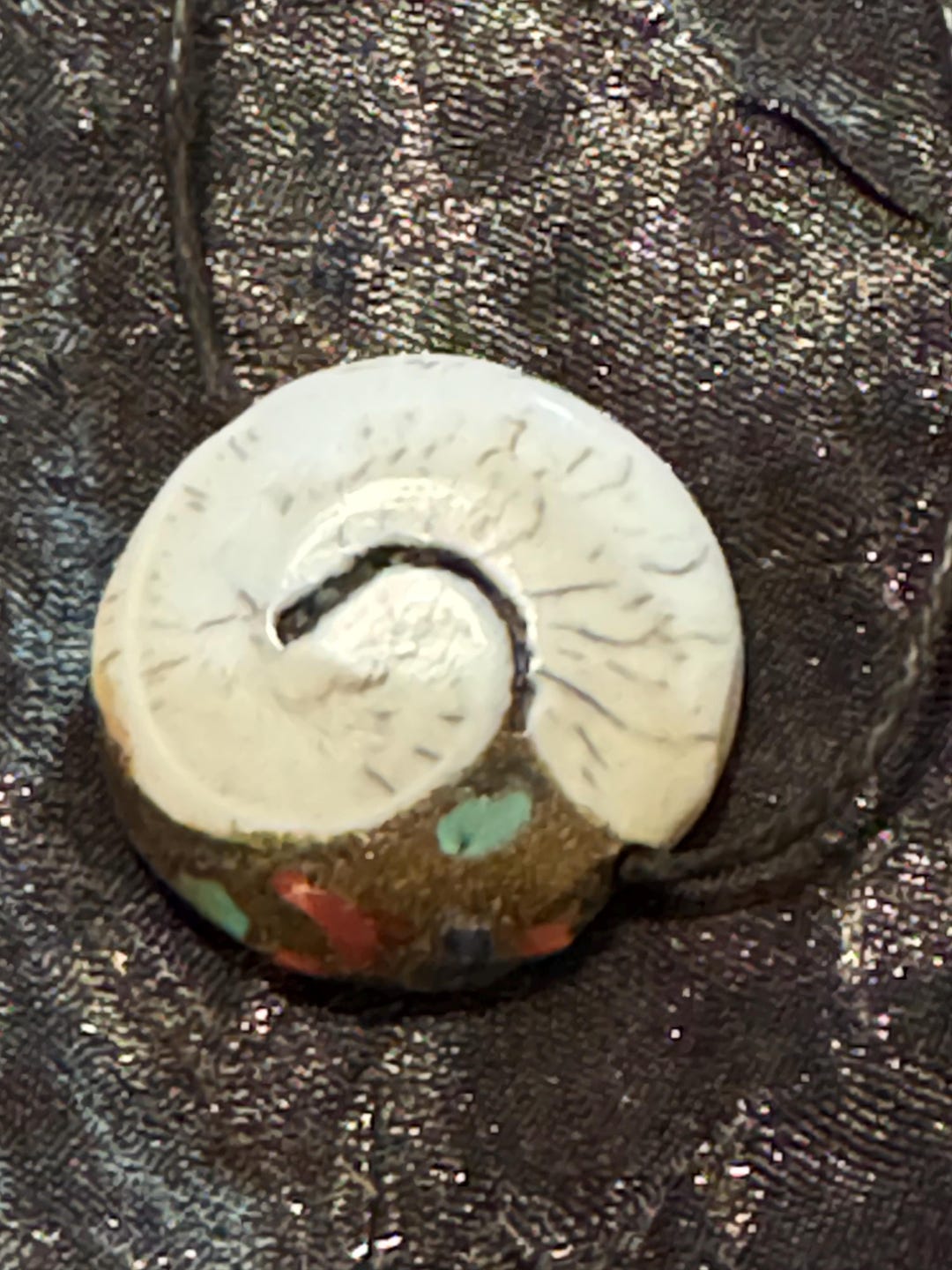 Native American Style Chip Inlay Pendant: Turquoise, Lapis, Carnelian ...